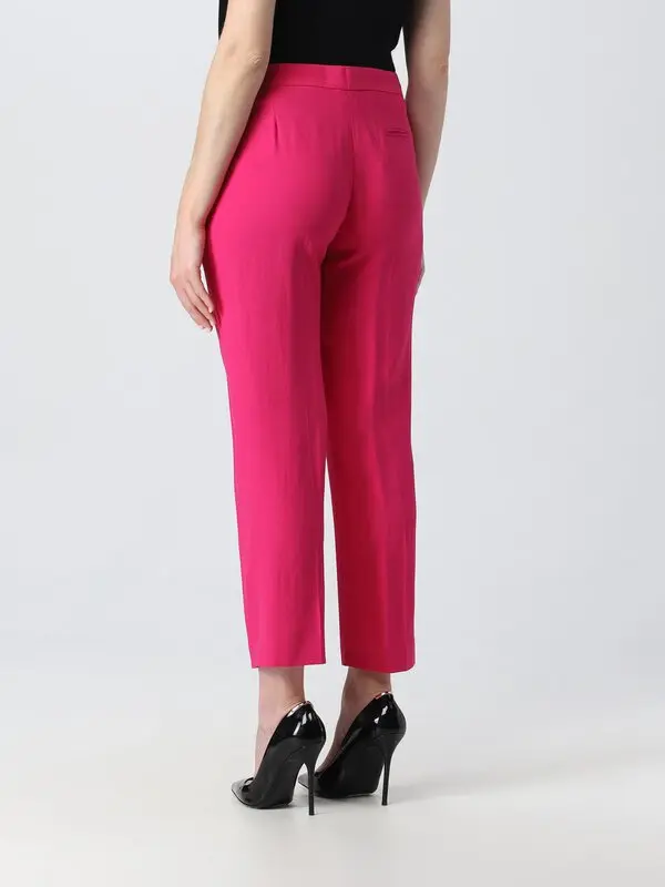 Alexander McQueen Tailored Viscose And Cotton Crepe Pants - Orchid