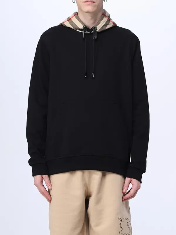 Burberry Cotton Sweatshirt - Black