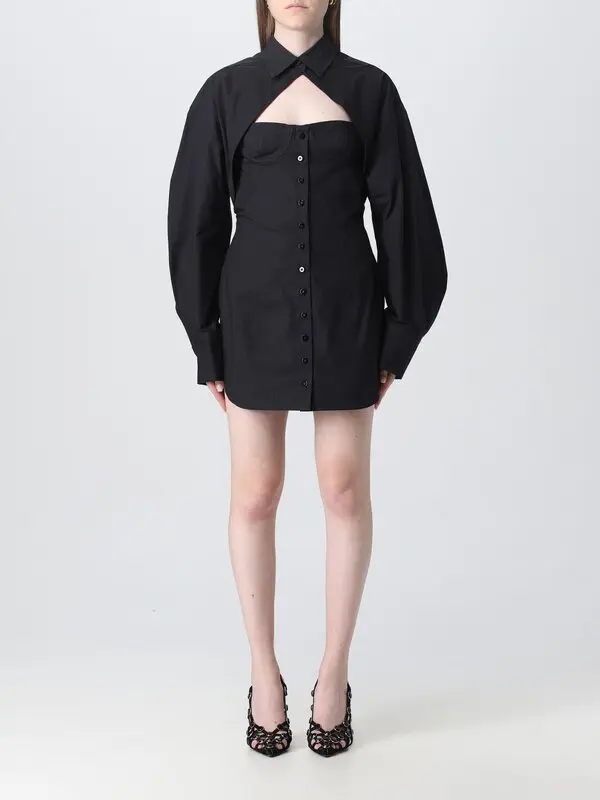 Attico Button-up Mini Dress