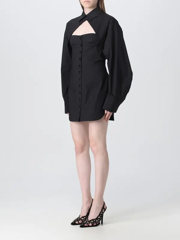 Attico Button-up Mini Dress
