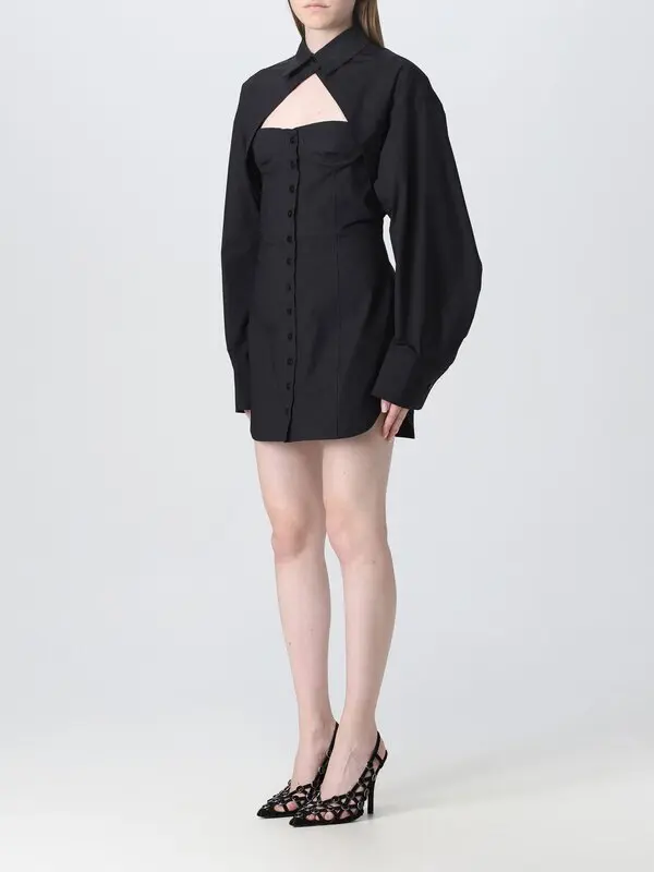 Attico Button-up Mini Dress