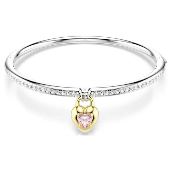 SWAROVSKI Idyllia Bangle With Accents - Pink