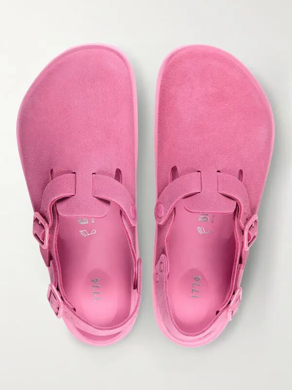 BIRKENSTOCK Tokio Suede Clogs