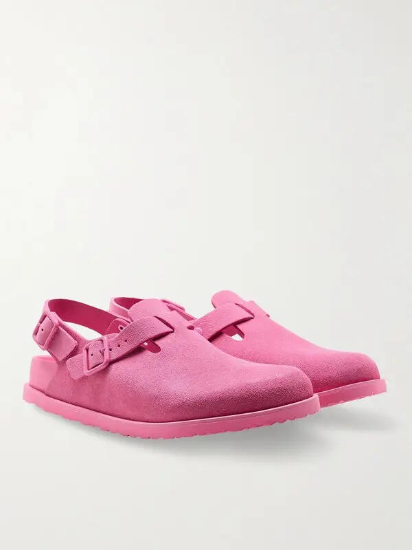 BIRKENSTOCK Tokio Suede Clogs