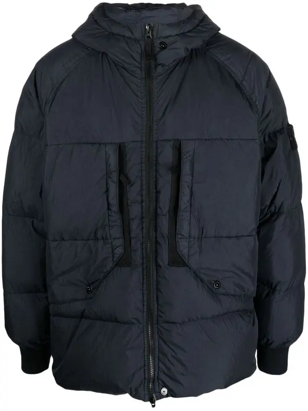 Stone Island Compass-patch Puffer Jacket