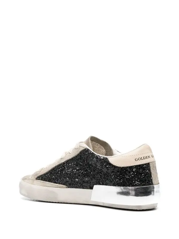 GOLDEN GOOSE Super-star Glitter-detail Sneakers