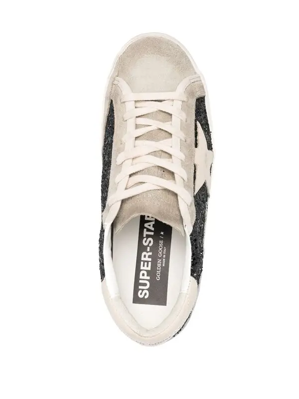 GOLDEN GOOSE Super-star Glitter-detail Sneakers