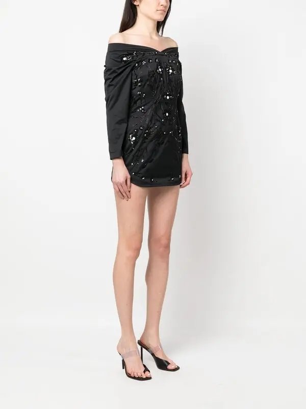 Dsquared2 Embellished Off-shoulder Minidress
