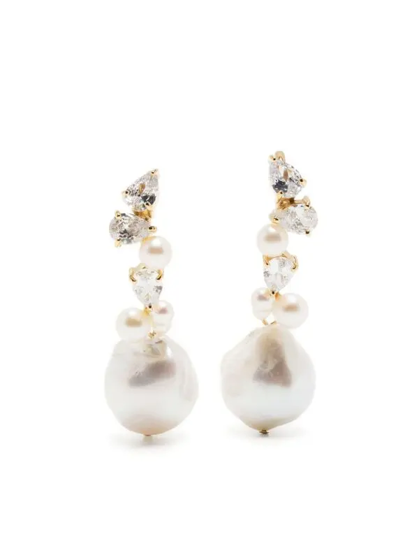 Completedworks Eze Eh Pearl Drop Earrings
