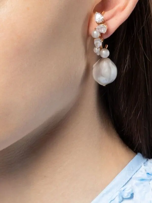 Completedworks Eze Eh Pearl Drop Earrings