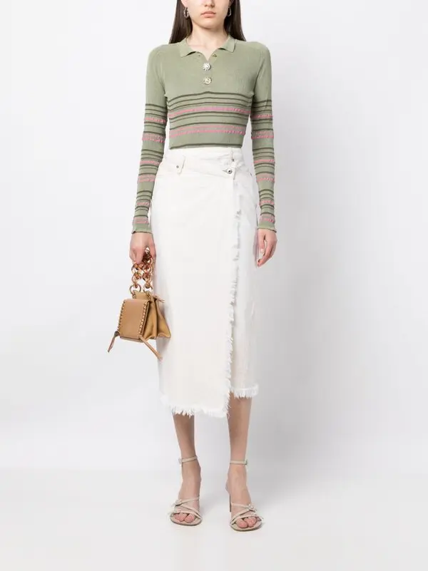 Simkhai Piper Low-rise Straight Skirt