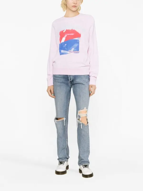 Zadig&Voltaire Photoprint Logo-embroidered Hoodie
