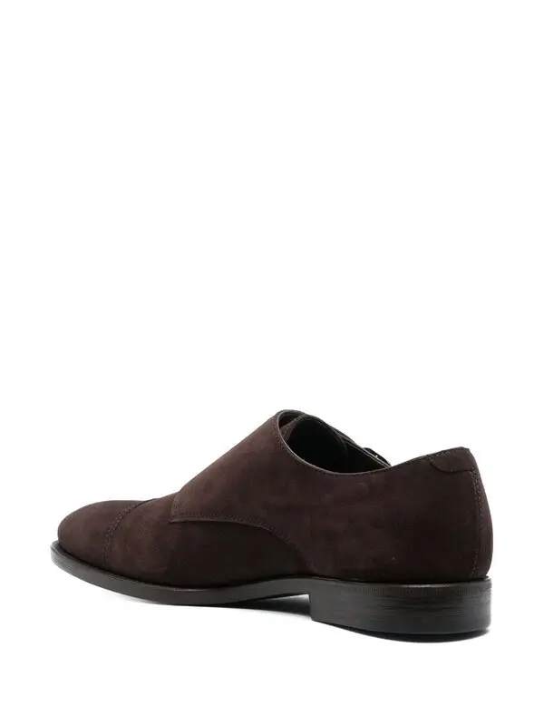 HENDERSON BARACCO Buckled Monk Shoes - Brown