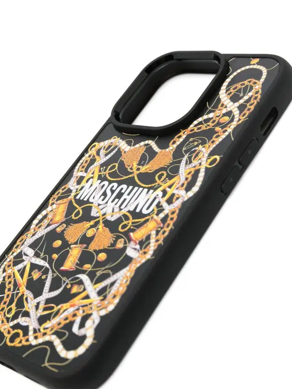 Moschino Graphic-print Iphone 14 Pro Case