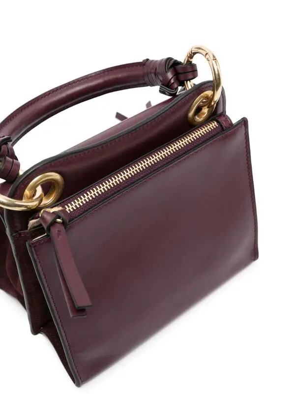 See By Chloé Mini Tilda Leather Shoulder Bag In Purple - 17% Off