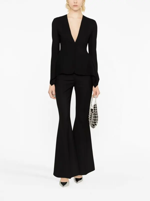 Blumarine Draped Single-breasted Blazer