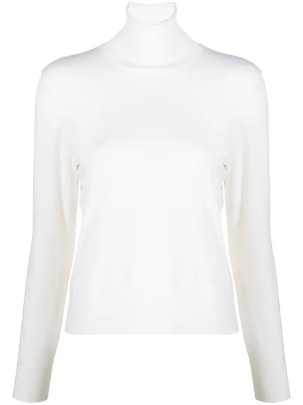 P.a.r.o.s.h Rollneck Wool-cashmere Blend Jumper - Neutrals