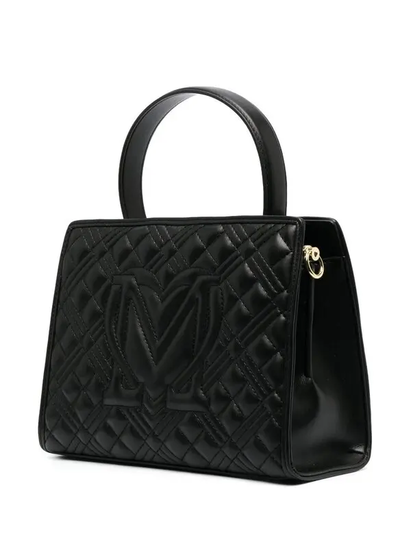 Moschino Quilted Logo Tote Bag