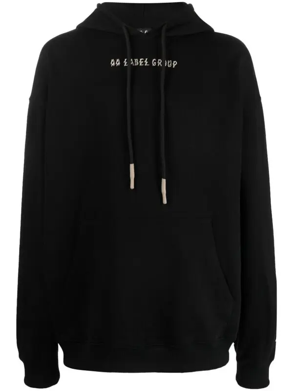 44 LABEL GROUP Graphic Print Cotton Hoodie