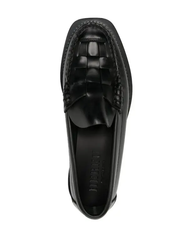Hereu Nombela Leather Loafers - Black