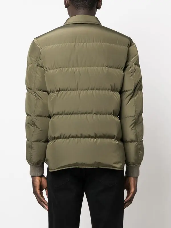 TOM FORD Techno Ottoman Padded Jacket - Green