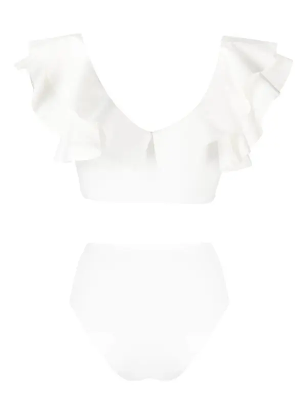 MAYGEL CORONEL Mila Ruffle-detail Bikini
