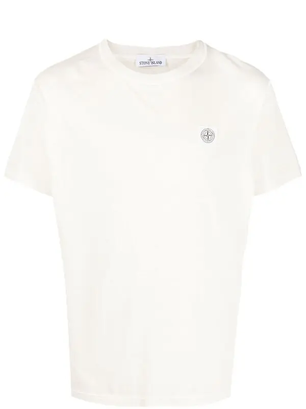 Stone Island Compass-patch Cotton T-shirt