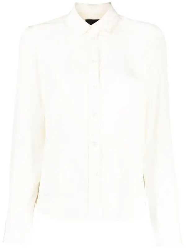 NILI LOTAN Gaia Silk Shirt - White