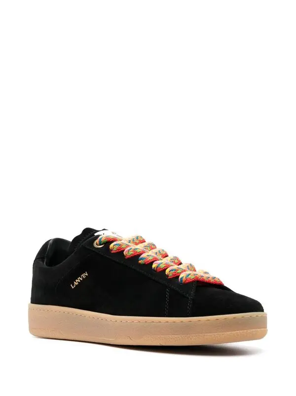 LANVIN Suede Low-top Sneakers