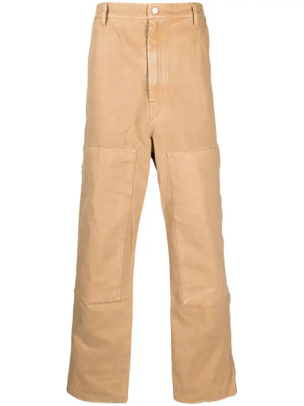 1989 STUDIO Wide-leg Trousers Caramel Brown