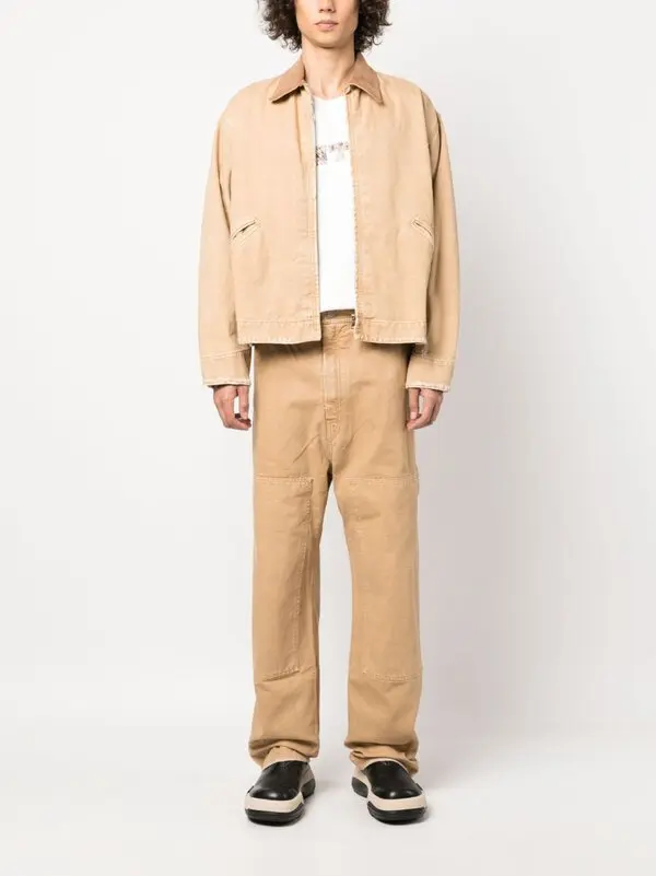 1989 STUDIO Wide-leg Trousers Caramel Brown