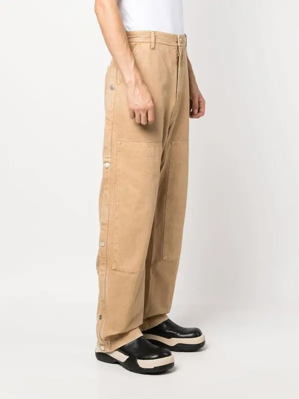 1989 STUDIO Wide-leg Trousers Caramel Brown