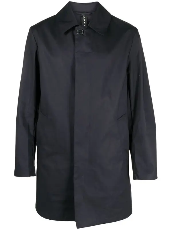 Mackintosh Single-breasted Cotton Raincoat