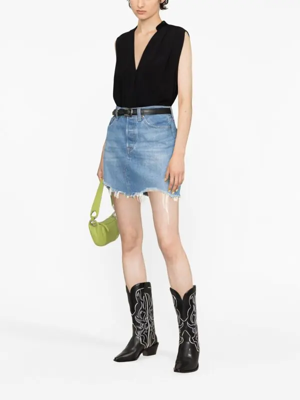 Rag & Bone Meredith Draped Satin Blouse