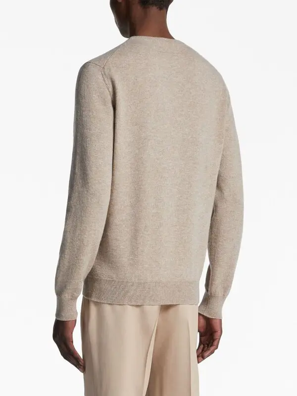 Zegna Oasi Crew-neck Cashmere Jumper