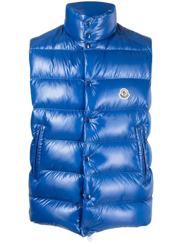 Moncler Tibb Padded Gillet - Blue | Editorialist