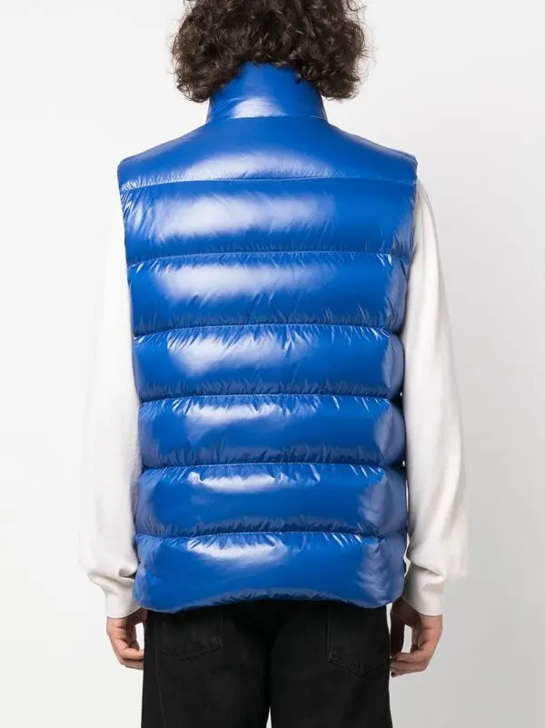 Moncler Tibb Padded Gillet - Blue | Editorialist