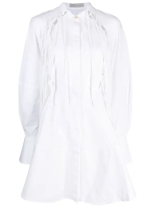 Palmer//harding Connected Cotton Flared Dress