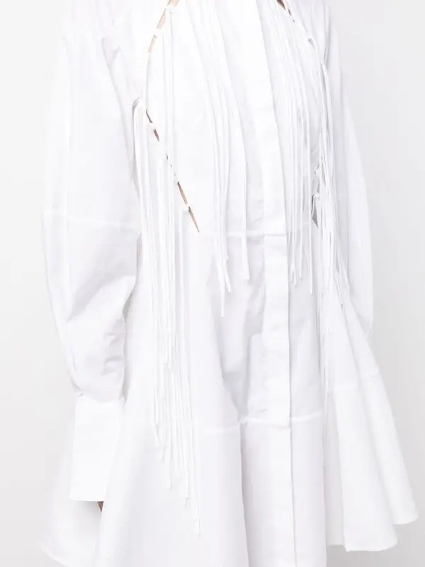 Palmer//harding Connected Cotton Flared Dress