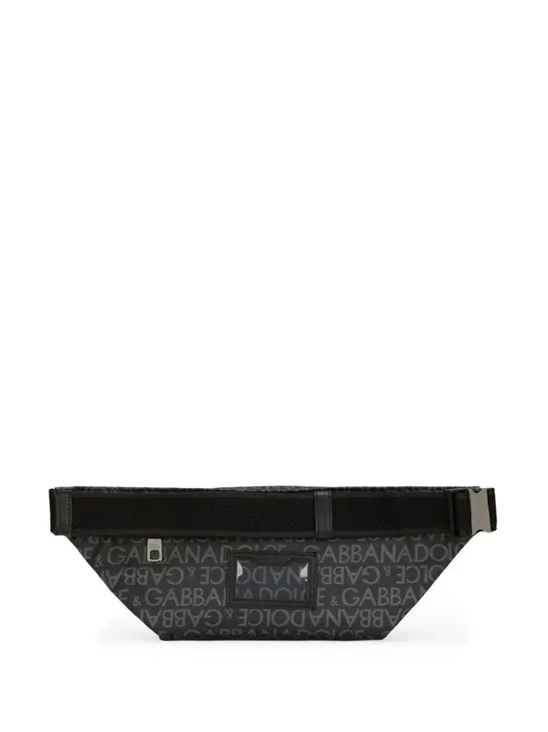Dolce & Gabbana Logo-jacquard Belt Bag - Black