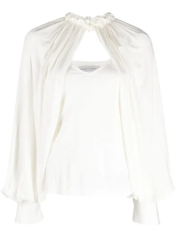 Palmer//harding Reborn Jersey Blouse