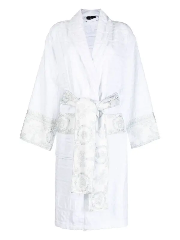 Versace I Love Baroque Bathrobe - White