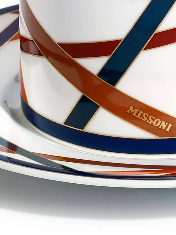 Missoni Nastri Tea Cup And Saucer