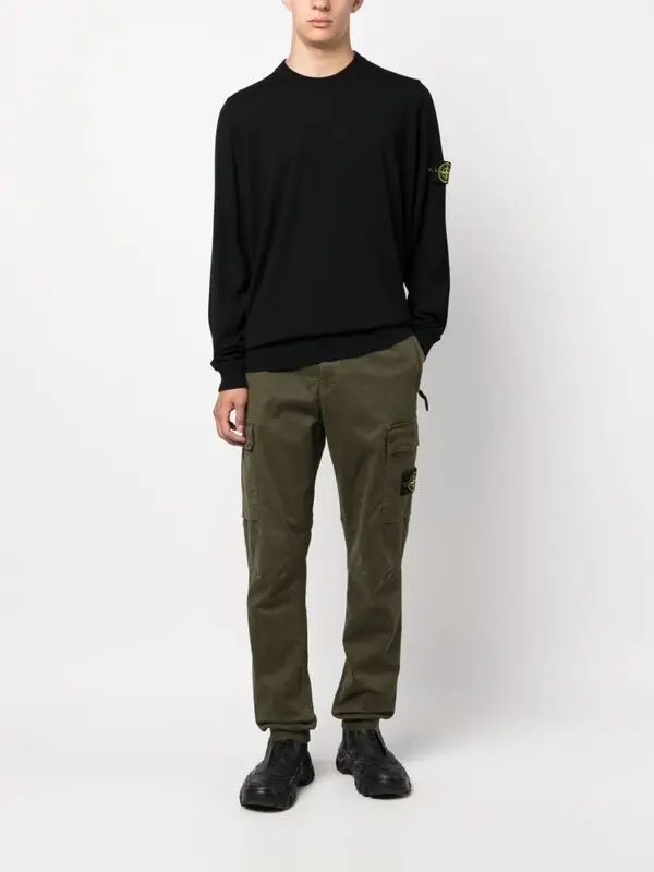 Stone Island Compass-patch Virgin Wool Jumper