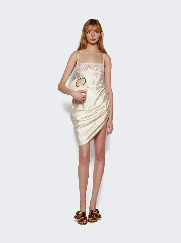 Jacquemus La Saudade Mini Dress - White