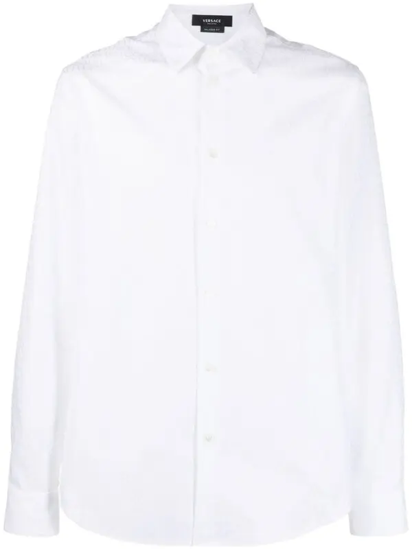 Versace Allover Shirt - White