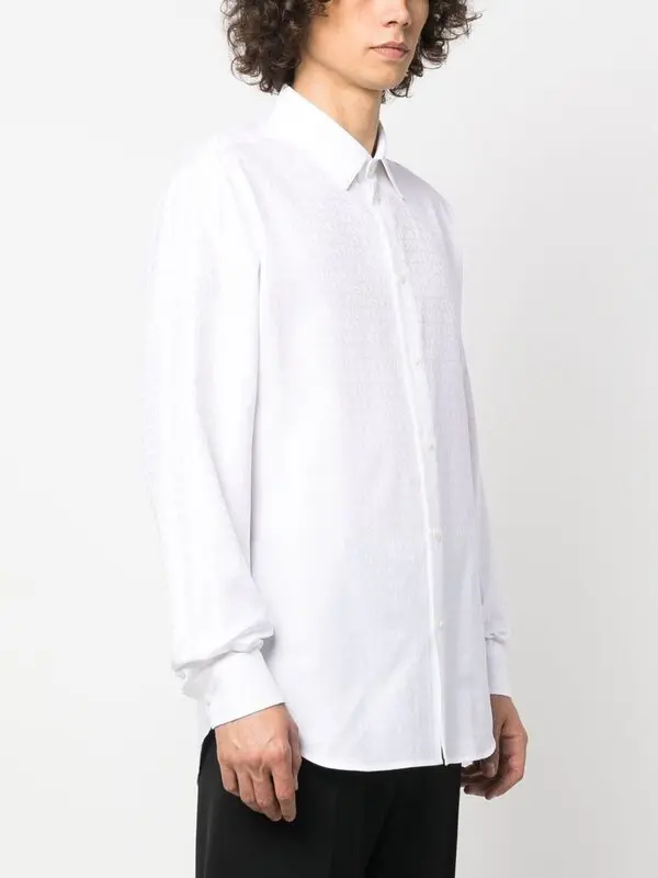 Versace Allover Shirt - White
