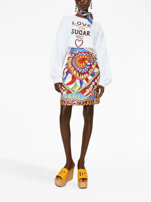 Dolce & Gabbana Crystal-embellished Sweatshirt
