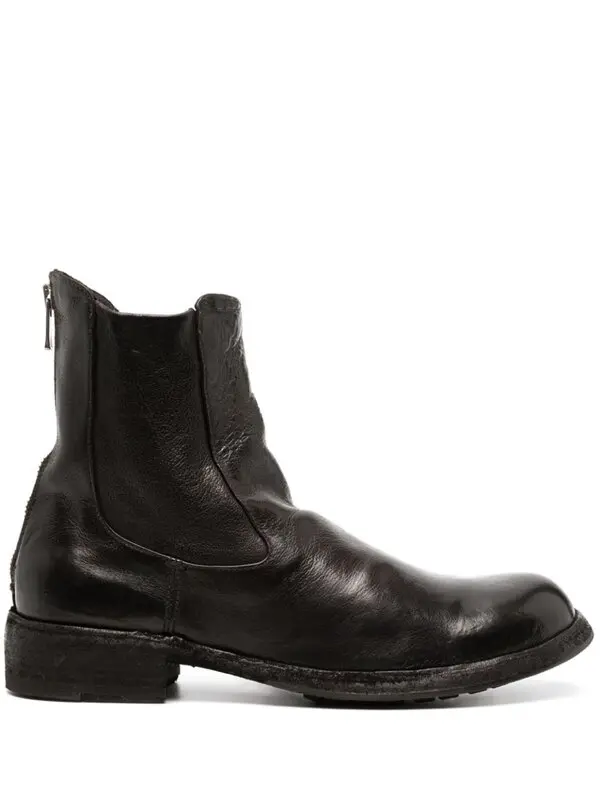 Officine Creative Round-toe Leather Boots