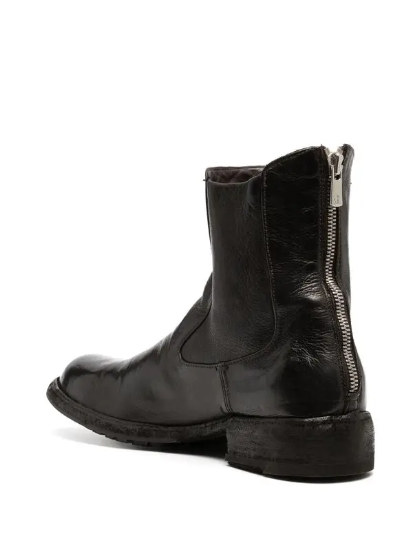 Officine Creative Round-toe Leather Boots